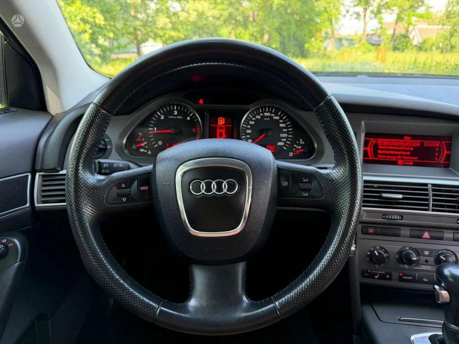 Black Audi A6 2006 in Marijampole, with an engine capacity of 2.70 L and mileage of 335 thousand km for 3999 €, photo 15 on AUTOMOTO.COM.LV