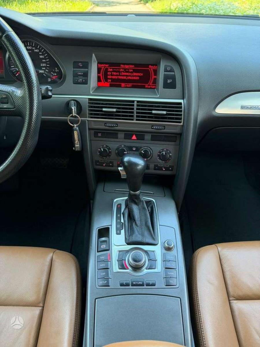 Black Audi A6 2006 in Marijampole, with an engine capacity of 2.70 L and mileage of 335 thousand km for 3999 €, photo 16 on AUTOMOTO.COM.LV
