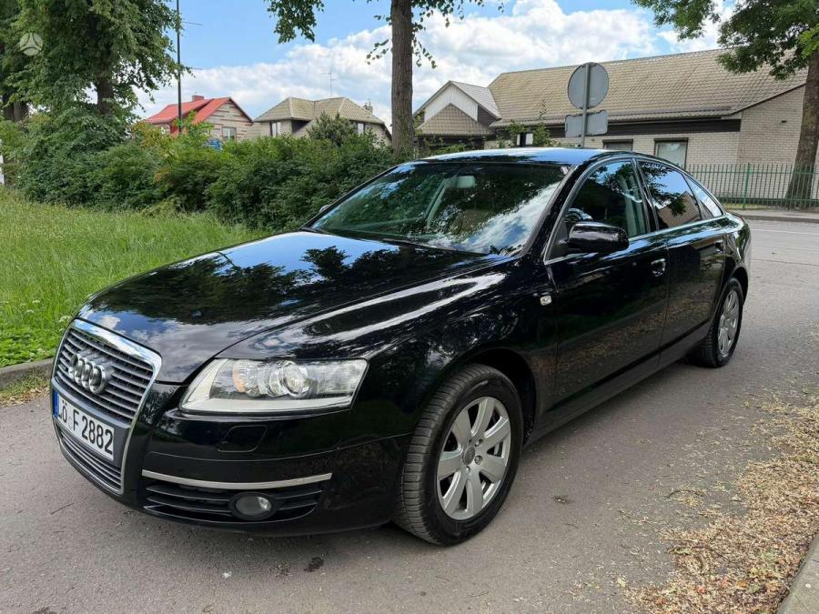 Black Audi A6 2006 in Marijampole, with an engine capacity of 2.70 L and mileage of 335 thousand km for 3999 €, photo 43 on AUTOMOTO.COM.LV