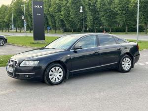 Black Audi A6 2006 in Narva, with an engine capacity of 2.00 L and mileage of 428 thousand km for 1499 €, photo  on AUTOMOTO.COM.LV