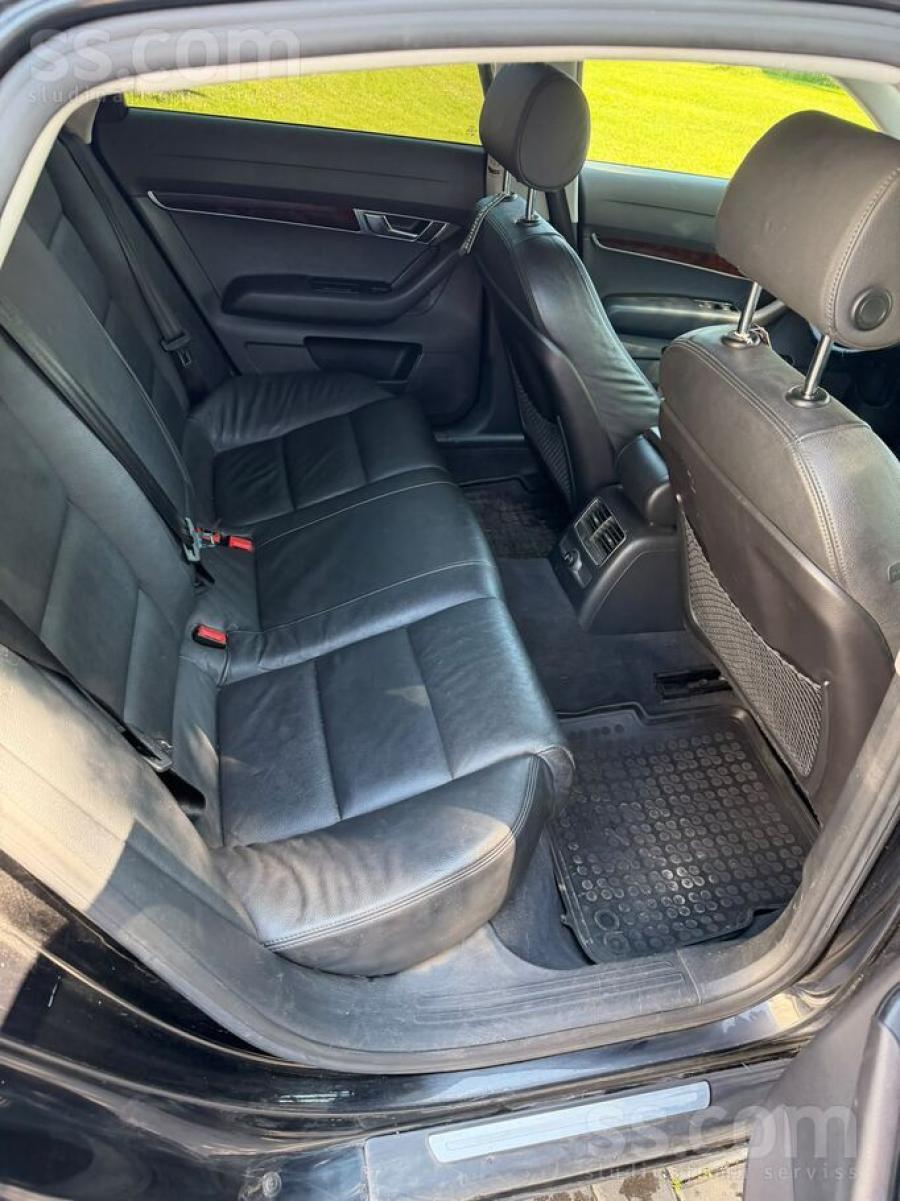 Melns Audi A6 2006 Rīga, ar dzinēja tilpumu 2.70 L un nobraukumu 402 tūkst. km par 2200 €, foto 14 vietnē AUTOMOTO.COM.LV