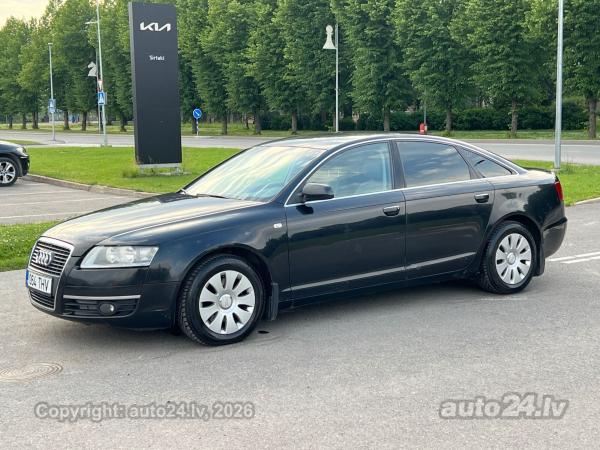 Black Audi A6 2006 in Narva, with an engine capacity of 2.00 L and mileage of 420 thousand km for 1499 €, photo 1 on AUTOMOTO.COM.LV