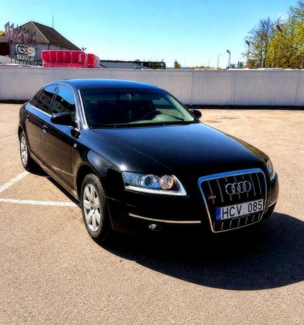 Melns Audi A6 2006 Kauņa, ar dzinēja tilpumu 3.20 L un nobraukumu 280 tūkst. km par 3800 €, foto 2 vietnē AUTOMOTO.COM.LV