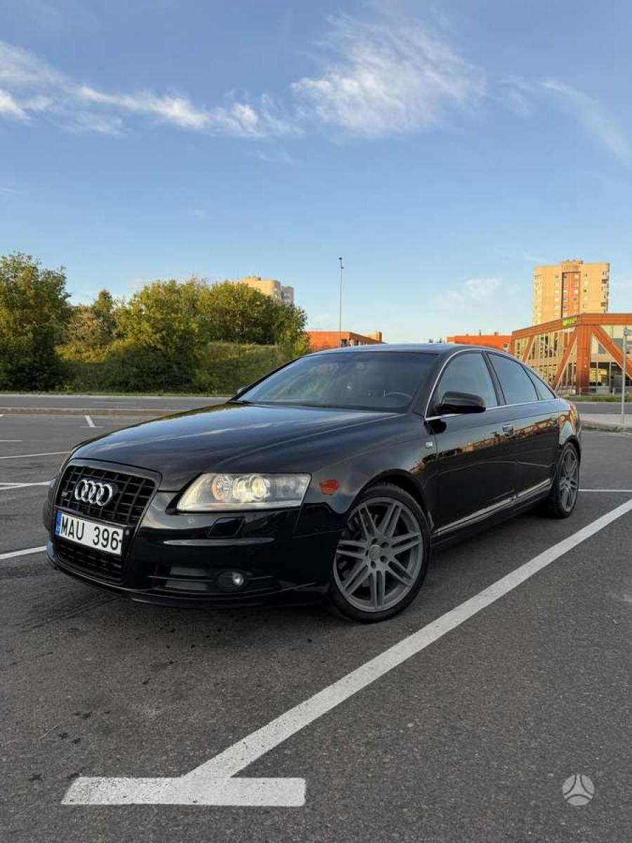 Melns Audi A6 2006 Viļņa, ar dzinēja tilpumu 2.97 L un nobraukumu 306 tūkst. km par 5200 €, foto 3 vietnē AUTOMOTO.COM.LV