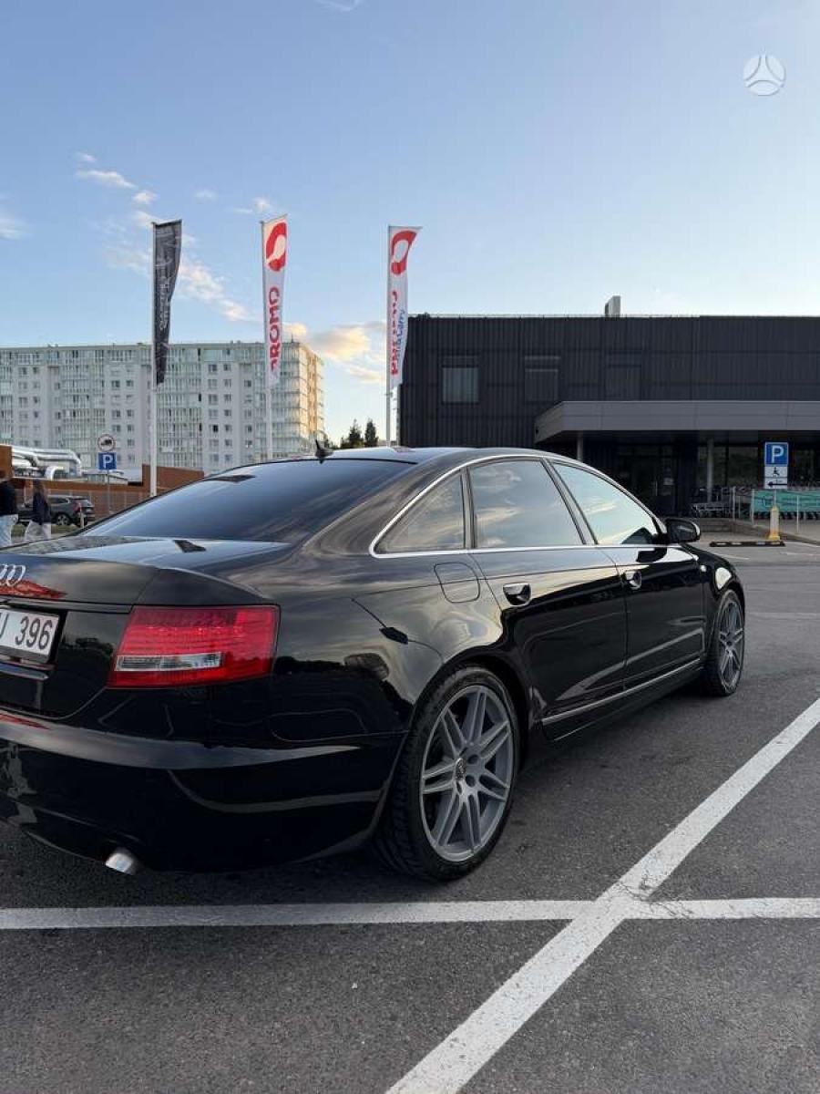 Melns Audi A6 2006 Viļņa, ar dzinēja tilpumu 2.97 L un nobraukumu 306 tūkst. km par 5200 €, foto 5 vietnē AUTOMOTO.COM.LV