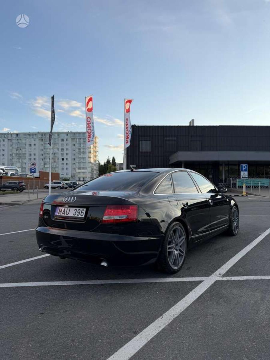 Melns Audi A6 2006 Viļņa, ar dzinēja tilpumu 2.97 L un nobraukumu 306 tūkst. km par 5200 €, foto 7 vietnē AUTOMOTO.COM.LV