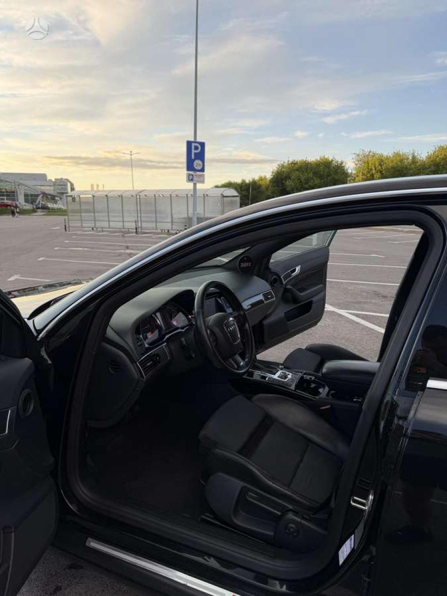 Melns Audi A6 2006 Viļņa, ar dzinēja tilpumu 2.97 L un nobraukumu 306 tūkst. km par 5200 €, foto 9 vietnē AUTOMOTO.COM.LV