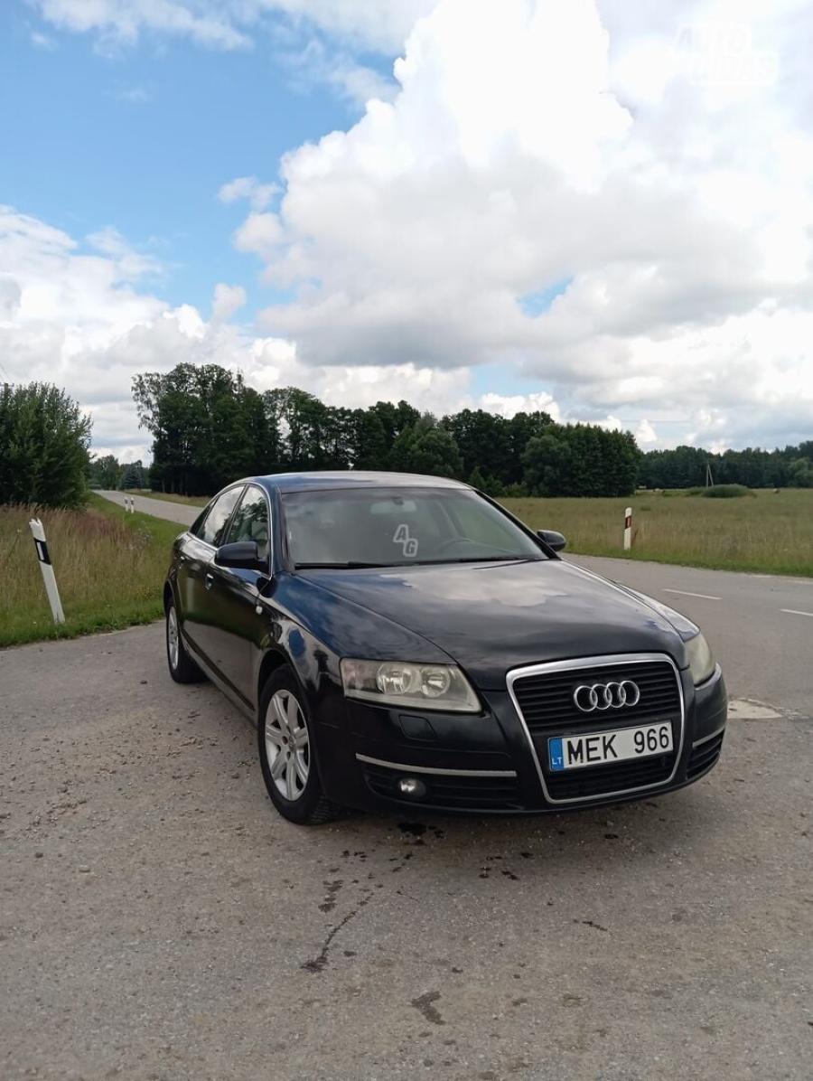 Black Audi A6 2006 in Kazlu Ruda, with an engine capacity of 2.00 L and mileage of 352 thousand km for 1650 €, photo 1 on AUTOMOTO.COM.LV
