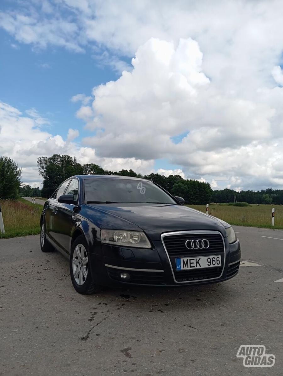 Black Audi A6 2006 in Kazlu Ruda, with an engine capacity of 2.00 L and mileage of 352 thousand km for 1650 €, photo 6 on AUTOMOTO.COM.LV