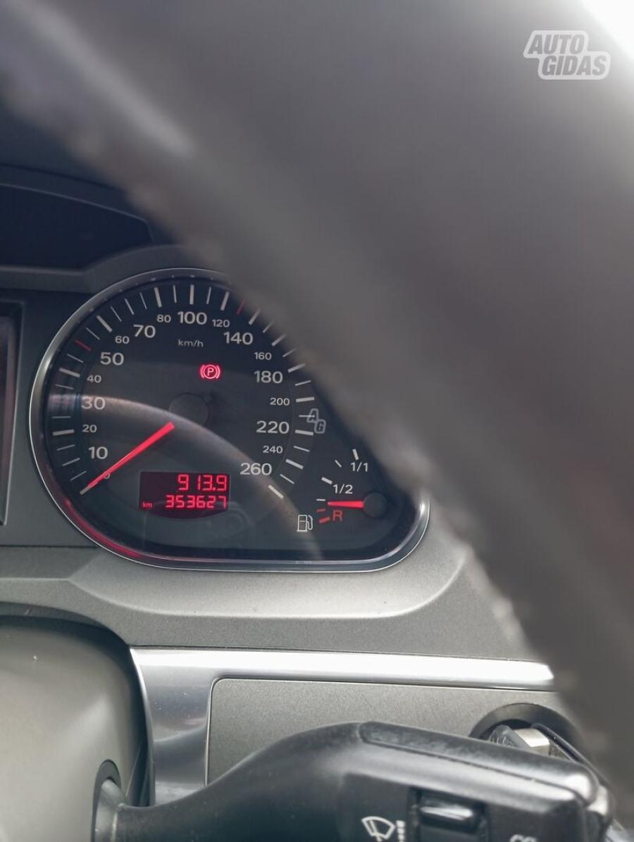 Black Audi A6 2006 in Kazlu Ruda, with an engine capacity of 2.00 L and mileage of 352 thousand km for 1650 €, photo 10 on AUTOMOTO.COM.LV