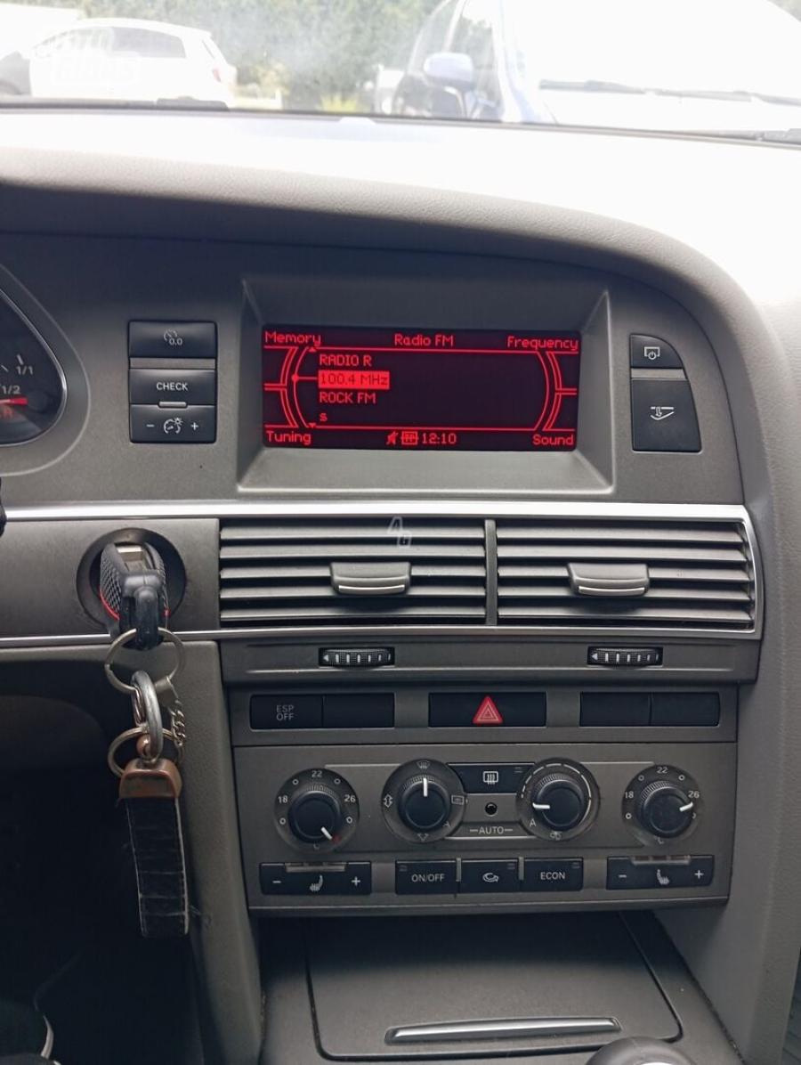 Black Audi A6 2006 in Kazlu Ruda, with an engine capacity of 2.00 L and mileage of 352 thousand km for 1650 €, photo 11 on AUTOMOTO.COM.LV