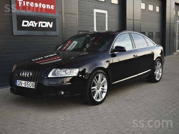 Black Audi A6 2006 in Jelgava, with an engine capacity of 3.00 L and mileage of 297 thousand km for 4500 €, photo 1 on AUTOMOTO.COM.LV