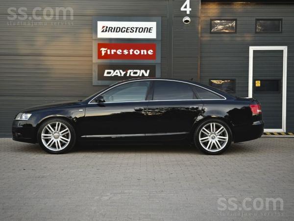 Black Audi A6 2006 in Jelgava, with an engine capacity of 3.00 L and mileage of 297 thousand km for 4500 €, photo 2 on AUTOMOTO.COM.LV