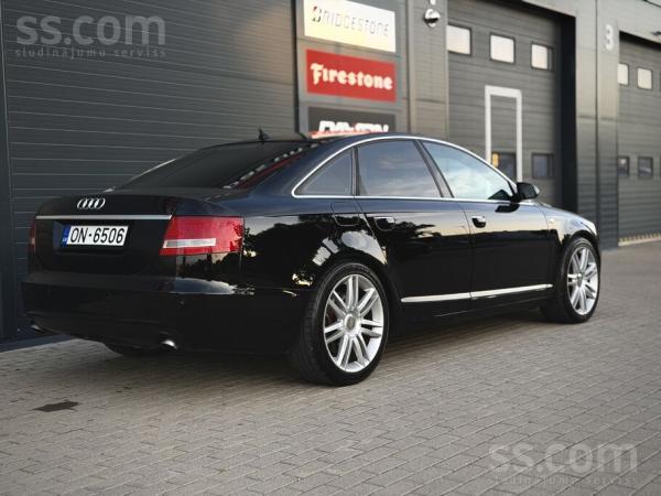 Black Audi A6 2006 in Jelgava, with an engine capacity of 3.00 L and mileage of 297 thousand km for 4500 €, photo 9 on AUTOMOTO.COM.LV