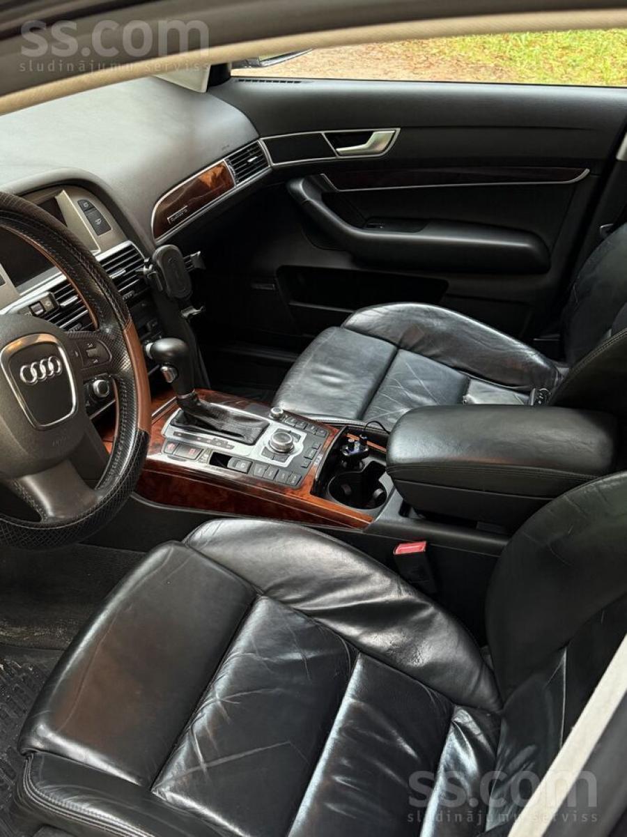 Melns Audi A6 2006 Daugavpils, ar dzinēja tilpumu 3.00 L un nobraukumu 355 tūkst. km par 3250 €, foto 6 vietnē AUTOMOTO.COM.LV