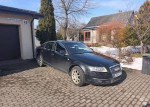 Black Audi A6 2006 in Vilnius, with an engine capacity of 2.70 L and mileage of 180 thousand km for 2100 €, photo 3 on AUTOMOTO.COM.LV