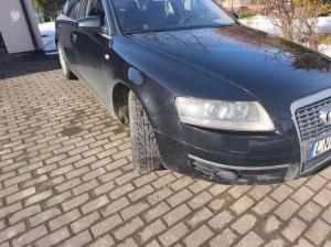 Black Audi A6 2006 in Vilnius, with an engine capacity of 2.70 L and mileage of 180 thousand km for 2100 €, photo 8 on AUTOMOTO.COM.LV