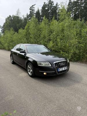 Melns Audi A6 2006 Viļņa, ar dzinēja tilpumu 2.97 L un nobraukumu 366 tūkst. km par 1350 €, foto  vietnē AUTOMOTO.COM.LV