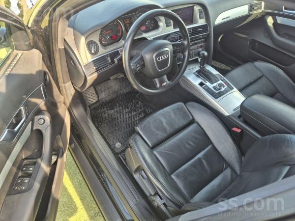 Melns Audi A6 2006 Liepāja, ar dzinēja tilpumu 3.00 L un nobraukumu 298 tūkst. km par 4500 €, foto 8 vietnē AUTOMOTO.COM.LV