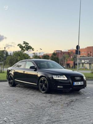 Melns Audi A6 2006 Viļņa, ar dzinēja tilpumu 2.97 L un nobraukumu 302 tūkst. km par 2250 €, foto  vietnē AUTOMOTO.COM.LV
