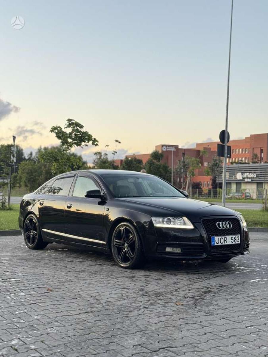 Black Audi A6 2006 in Vilnius, with an engine capacity of 2.97 L and mileage of 302 thousand km for 2250 €, photo 1 on AUTOMOTO.COM.LV