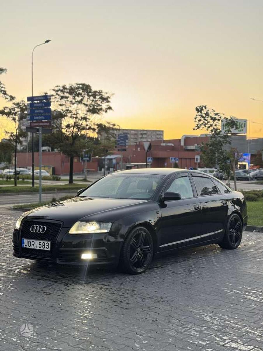 Black Audi A6 2006 in Vilnius, with an engine capacity of 2.97 L and mileage of 302 thousand km for 2250 €, photo 4 on AUTOMOTO.COM.LV