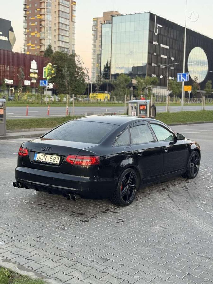 Black Audi A6 2006 in Vilnius, with an engine capacity of 2.97 L and mileage of 302 thousand km for 2250 €, photo 5 on AUTOMOTO.COM.LV