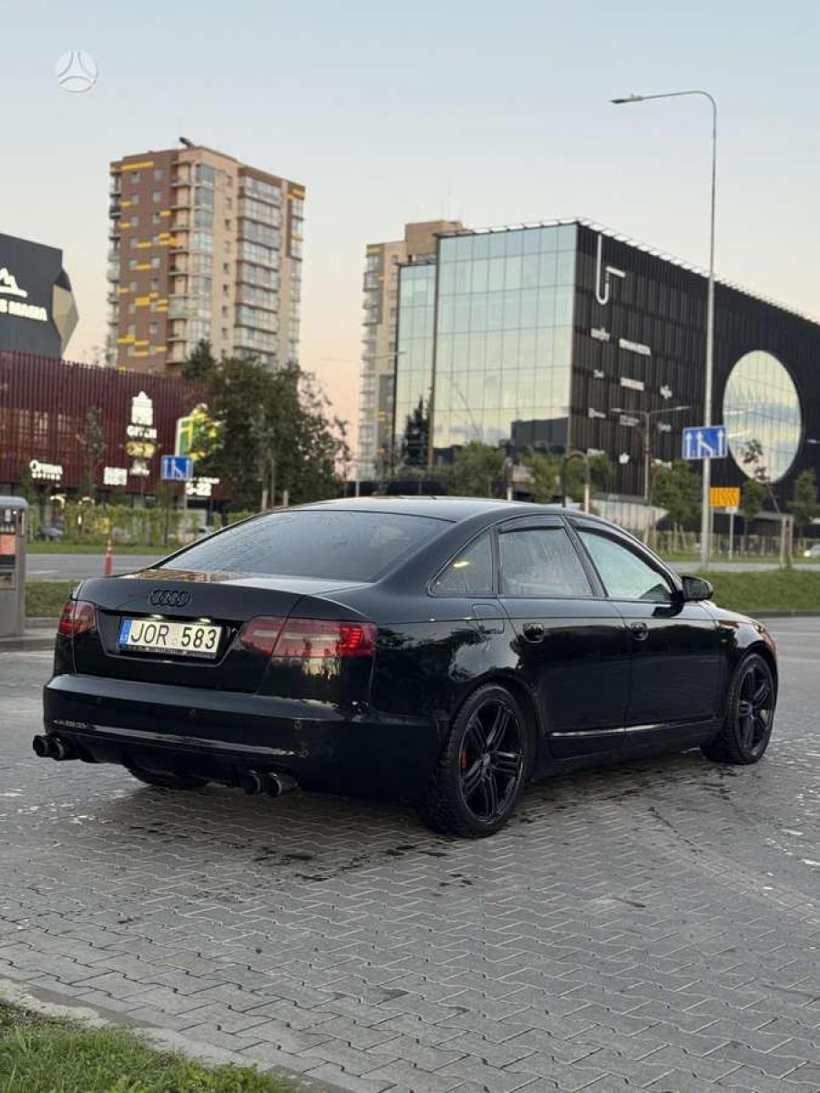 Black Audi A6 2006 in Vilnius, with an engine capacity of 2.97 L and mileage of 302 thousand km for 2250 €, photo 6 on AUTOMOTO.COM.LV