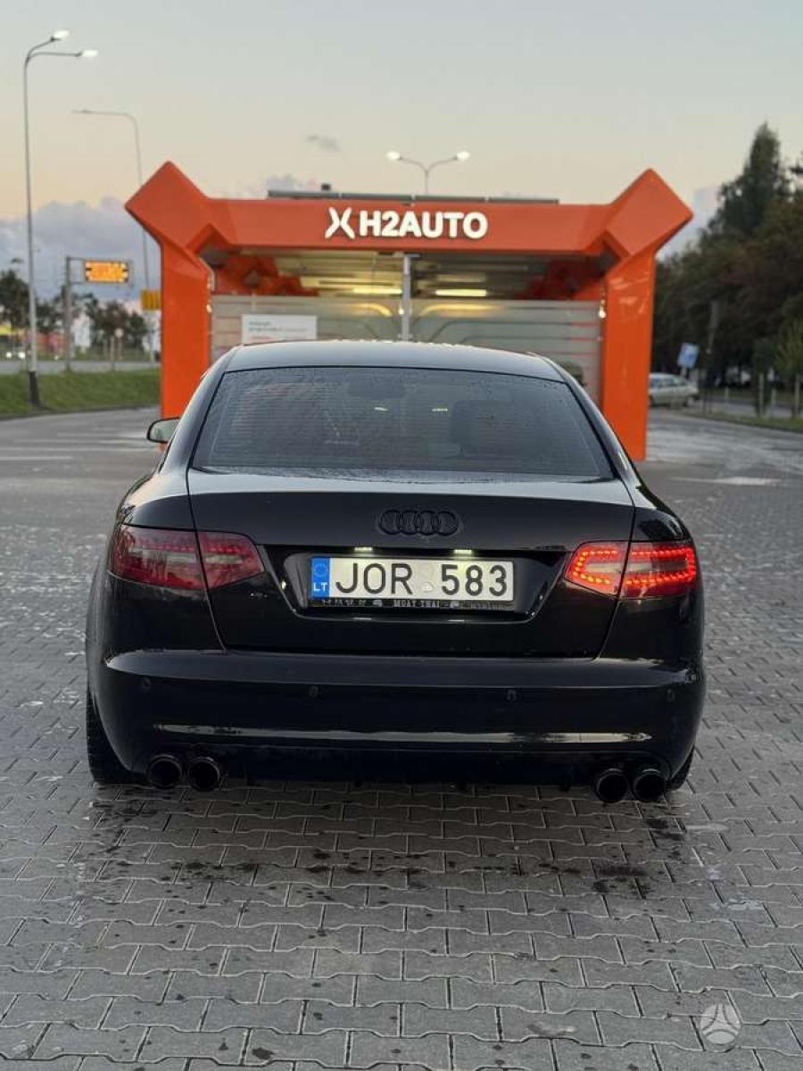 Black Audi A6 2006 in Vilnius, with an engine capacity of 2.97 L and mileage of 302 thousand km for 2250 €, photo 7 on AUTOMOTO.COM.LV