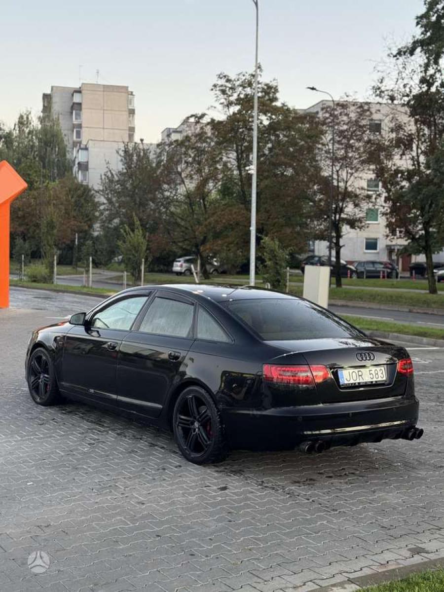 Black Audi A6 2006 in Vilnius, with an engine capacity of 2.97 L and mileage of 302 thousand km for 2250 €, photo 8 on AUTOMOTO.COM.LV