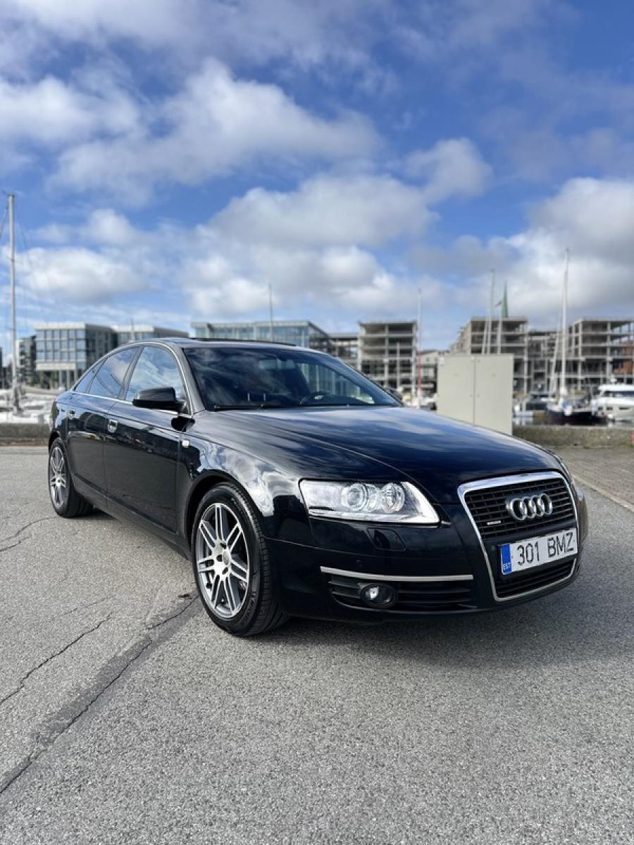 Melns Audi A6 2006 Tallina, ar dzinēja tilpumu 3.00 L un nobraukumu 440 tūkst. km par 4500 €, foto 1 vietnē AUTOMOTO.COM.LV