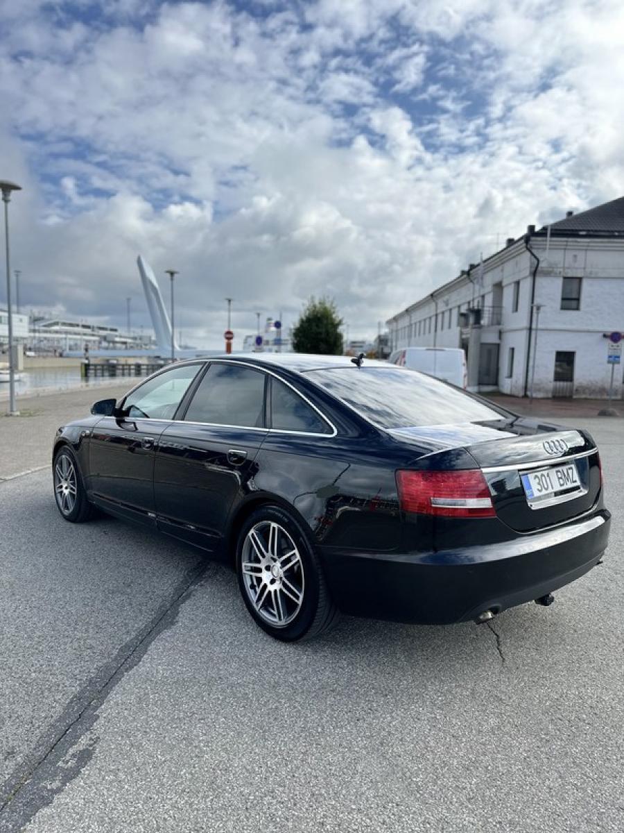 Melns Audi A6 2006 Tallina, ar dzinēja tilpumu 3.00 L un nobraukumu 440 tūkst. km par 4500 €, foto 4 vietnē AUTOMOTO.COM.LV