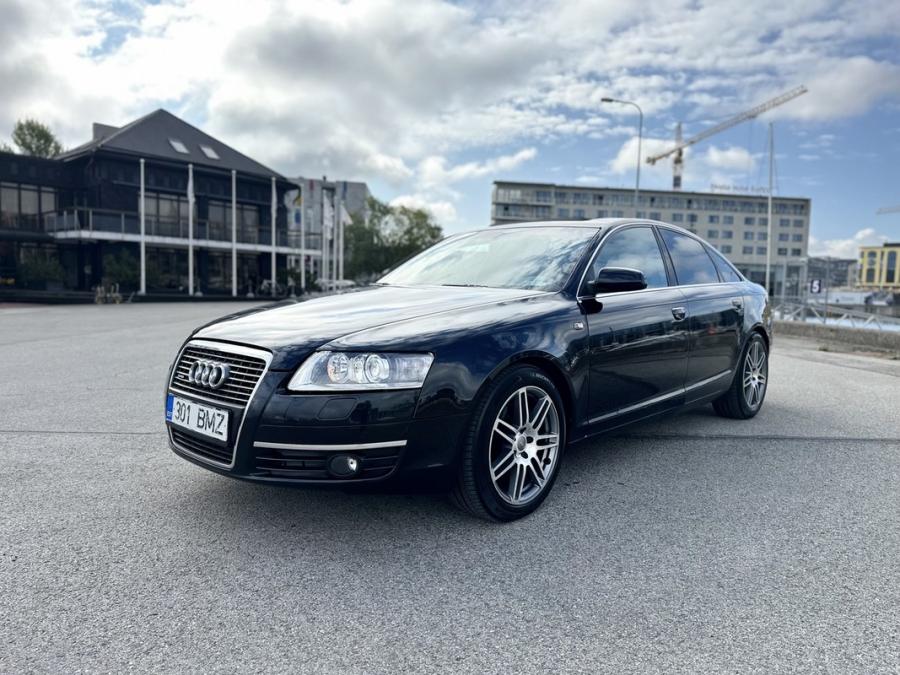 Melns Audi A6 2006 Tallina, ar dzinēja tilpumu 3.00 L un nobraukumu 440 tūkst. km par 4500 €, foto 5 vietnē AUTOMOTO.COM.LV