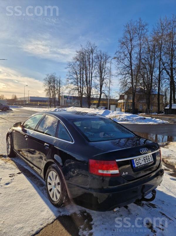 Black Audi A6 2006 in Riga, with an engine capacity of 2.00 L and mileage of 435 thousand km for 1200 €, photo 3 on AUTOMOTO.COM.LV