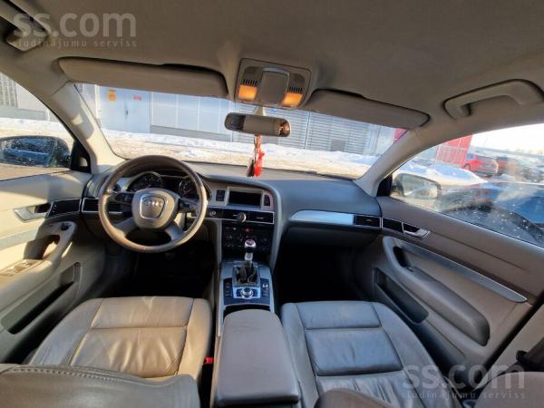 Black Audi A6 2006 in Riga, with an engine capacity of 2.00 L and mileage of 435 thousand km for 1200 €, photo 6 on AUTOMOTO.COM.LV