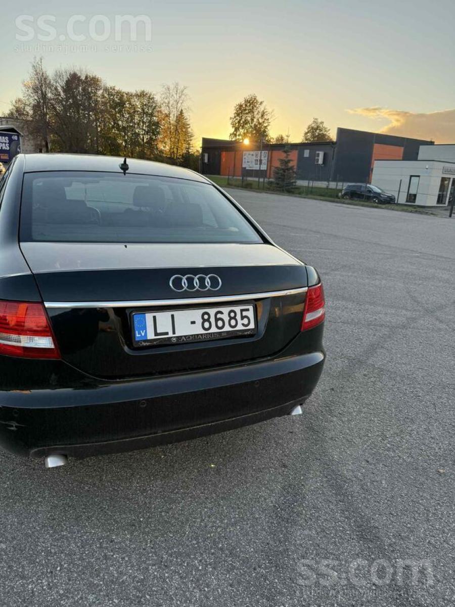 Melns Audi A6 2006 Tukums, ar dzinēja tilpumu 2.70 L un nobraukumu 187 tūkst. km par 2600 €, foto 6 vietnē AUTOMOTO.COM.LV