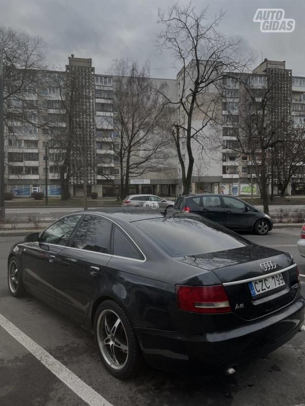 Melns Audi A6 2007 Viļņa, ar dzinēja tilpumu 3.00 L un nobraukumu 359 tūkst. km par 3000 €, foto 2 vietnē AUTOMOTO.COM.LV