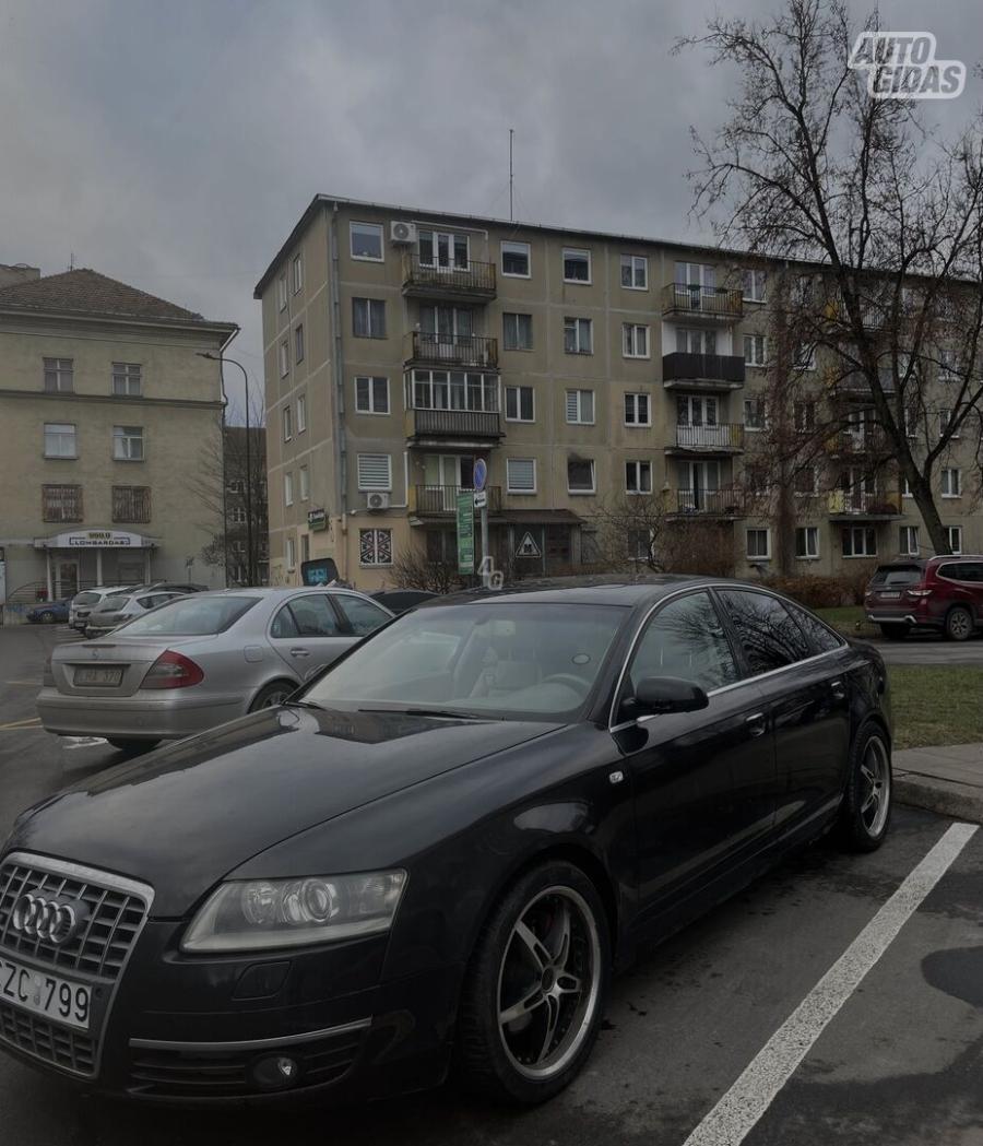 Black Audi A6 2007 in Vilnius, with an engine capacity of 3.00 L and mileage of 359 thousand km for 3000 €, photo 3 on AUTOMOTO.COM.LV