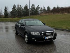 Black Audi A6 2007 in Vilnius, with an engine capacity of 2.77 L and mileage of 308 thousand km for 2900 €, photo 2 on AUTOMOTO.COM.LV