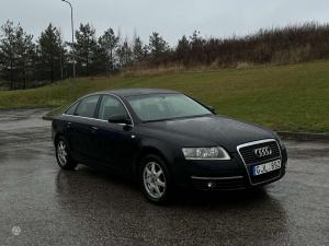 Black Audi A6 2007 in Vilnius, with an engine capacity of 2.77 L and mileage of 308 thousand km for 2900 €, photo 3 on AUTOMOTO.COM.LV