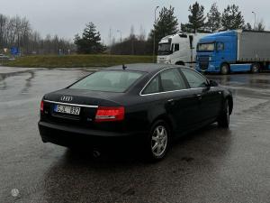 Black Audi A6 2007 in Vilnius, with an engine capacity of 2.77 L and mileage of 308 thousand km for 2900 €, photo 5 on AUTOMOTO.COM.LV