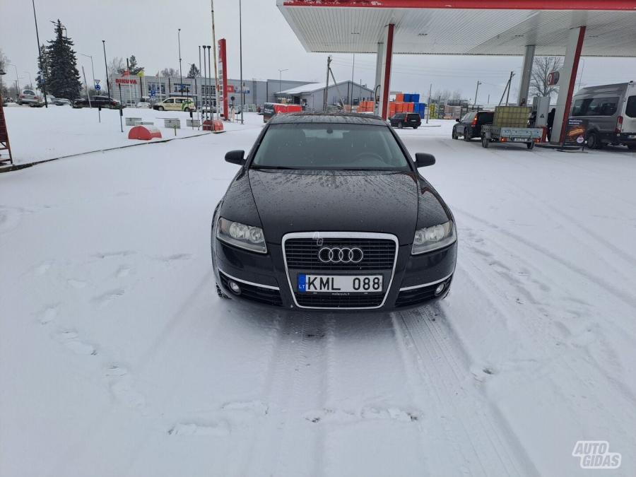 Melns Audi A6 2007 Viļņa, ar dzinēja tilpumu 2.70 L un nobraukumu 369 tūkst. km par 2860 €, foto 3 vietnē AUTOMOTO.COM.LV