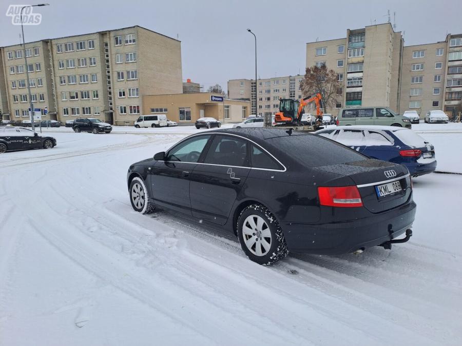 Melns Audi A6 2007 Viļņa, ar dzinēja tilpumu 2.70 L un nobraukumu 369 tūkst. km par 2860 €, foto 5 vietnē AUTOMOTO.COM.LV