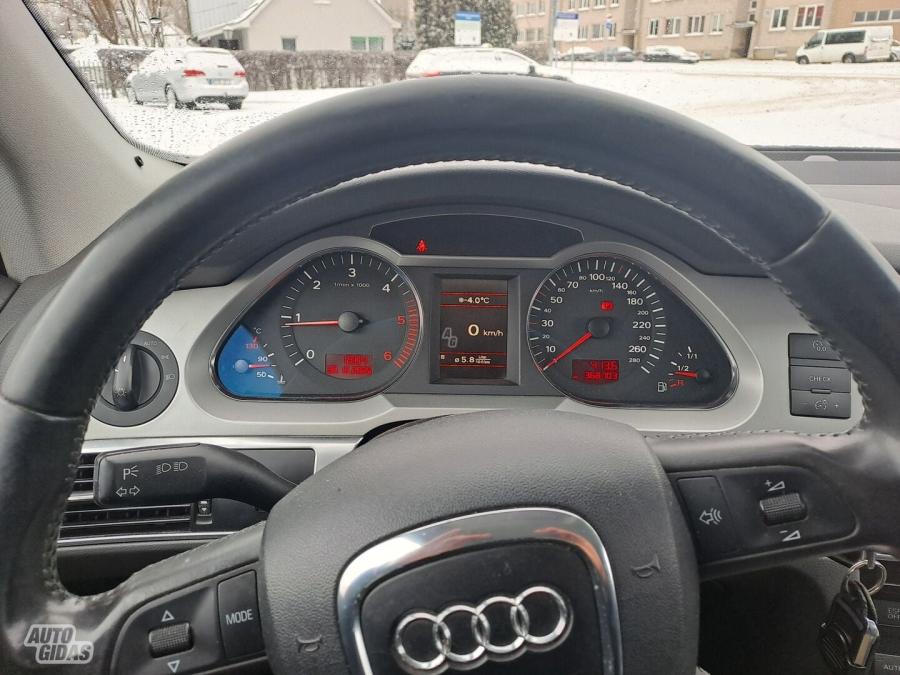 Melns Audi A6 2007 Viļņa, ar dzinēja tilpumu 2.70 L un nobraukumu 369 tūkst. km par 2860 €, foto 11 vietnē AUTOMOTO.COM.LV