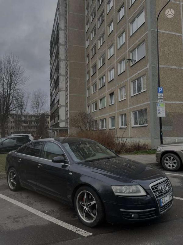 Melns Audi A6 2007 Viļņa, ar dzinēja tilpumu 2.97 L un nobraukumu 359 tūkst. km par 2600 €, foto 1 vietnē AUTOMOTO.COM.LV