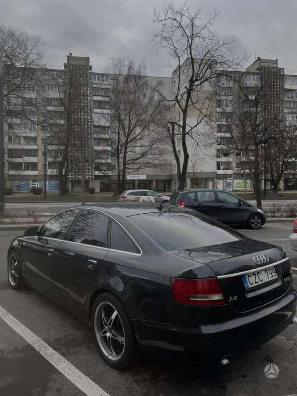Melns Audi A6 2007 Viļņa, ar dzinēja tilpumu 2.97 L un nobraukumu 359 tūkst. km par 2600 €, foto 2 vietnē AUTOMOTO.COM.LV