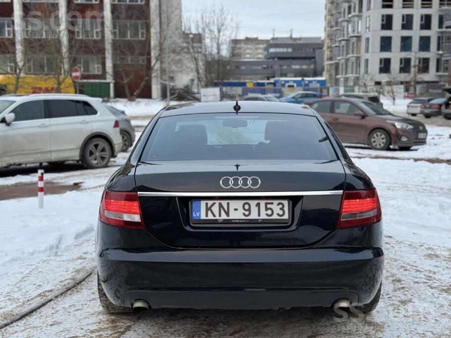 Black Audi A6 2007 in Riga, with an engine capacity of 3.00 L and mileage of 368 thousand km for 3990 €, photo 4 on AUTOMOTO.COM.LV