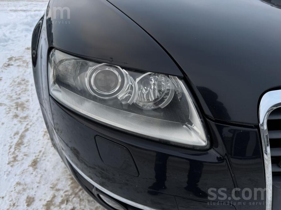 Black Audi A6 2007 in Riga, with an engine capacity of 3.00 L and mileage of 368 thousand km for 3990 €, photo 10 on AUTOMOTO.COM.LV
