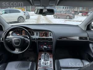 Black Audi A6 2007 in Riga, with an engine capacity of 3.00 L and mileage of 368 thousand km for 3990 €, photo 11 on AUTOMOTO.COM.LV