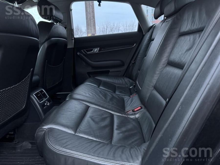 Black Audi A6 2007 in Riga, with an engine capacity of 3.00 L and mileage of 368 thousand km for 3990 €, photo 13 on AUTOMOTO.COM.LV